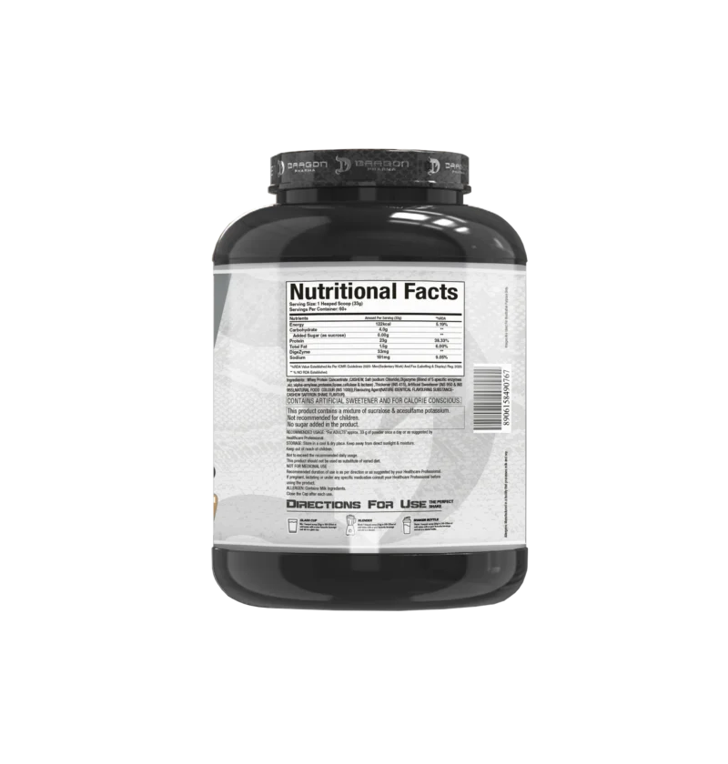 Dragon Pharma | WheyPhorm Classic | 100% Whey Protein Concentrate | 2 ...