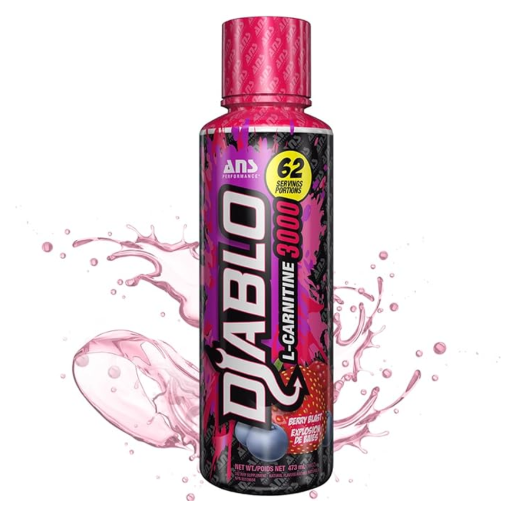 ANS Performance | Diablo | Liquid Carnitine 3000mg | Berry Blast | 30 ...